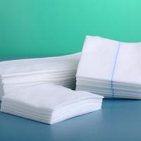 China Non Sterile Woven Low Lint Gauze Surgical Pad 35-50gsm for sale