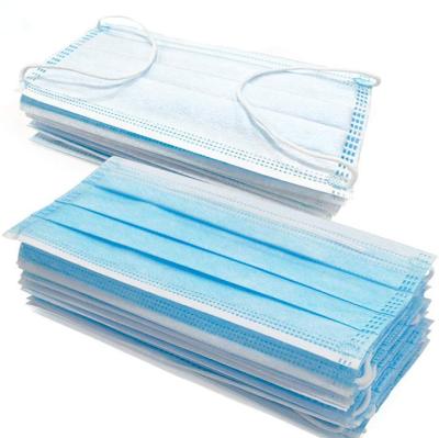 China Face Mask Surgical Mouth Masks 3 Layer 99 Percent BFE Protective for sale