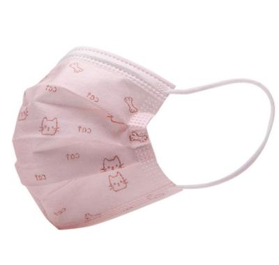 China Wholesale Custom Fashion Cartoon Printed Kids Face Masks 3PLY Mouth Nose Cover for sale
