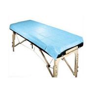 China Customized 180x80cm Disposable Massage Bed Sheet Cover With Face Hole for sale