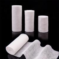 China First Aid PBT Bandage Bleached Elastic Gauze Bandage Conforming for sale