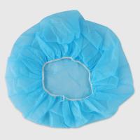 China Disposable Non Woven Bouffant Round Cap For Lab And Surgical Spa Shower Cap for sale