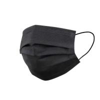 China 3ply Meltblown Cloth Facemask Outdoor Breathable Black Medical Mask for sale