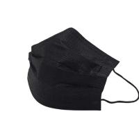 China 3 Ply 4ply Colorful Face Mouth Mask Type IIR Black Fabric Face Mask for sale