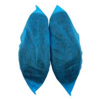 China Nonwoven Anti Slip 45g White PP Shoe Covers Waterproof CPE Shoe Cover for sale