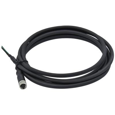 China Rigoal M8 to M12 Molded Cable 26AWG-22AWG IP68 Waterproof PUR PVC Connector for sale