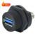China Rigoal IP67 Outdoor Waterproof USB Connector Panel Mount Receptacle USB 3.0 for sale