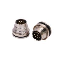 China M16 Circular Waterproof Connector 2-8 Pin IP67/IP68 Panel Mount for Industrial Equipment for sale