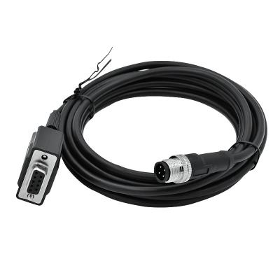 China 3 - 17 Pin M12 To DSUB Waterproof Cable Connector PVC PUR Custom Length For Sensor for sale