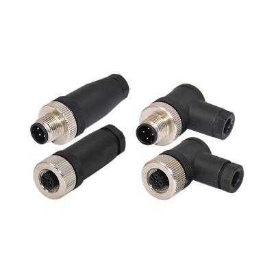 China M12 Waterproof Connector IP68 3-17 Pin Male Female M5 M8 M9 M16 Series for sale