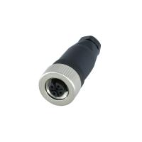 China M12 Waterproof Connector 3 Pin 4 Pin A B D Coding Male Female IP67 IP68 Plastic for sale