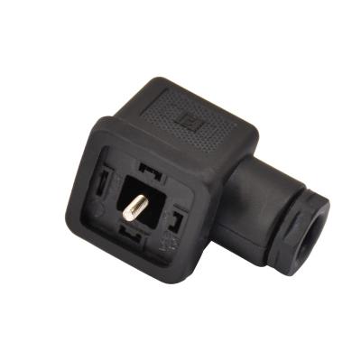 China 10A 250V Solenoid Valve Connector DIN43650A Screw M3 Plug Base IP68 Waterproof for sale