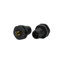 China 5 Pins Male Female M12 A Code Connector Waterproof Panel Mount M12 Connector for sale