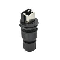 China Male Female Waterproof Rj45 Connector Straight / Elbow Panel Mount / Assembly With Shell for sale
