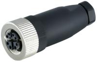 China M12 X-Code 8 Pin Waterproof Connector Male Female IP67 IP68 Straight Elbowed for sale