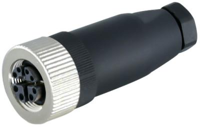 China M12 X-Code 8 Pin Waterproof Connector Male Female IP67 IP68 Straight Elbowed for sale
