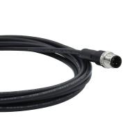 China A B D Code Mounted M12 Waterproof Connector Cable 3 5 8 12 17 Pin for sale