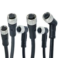 China Circular M12 To M8 3-12 Contacts A-X Coded Sensor Outdoor Ip68 Cable Connector M12 M8 Auto Wire for sale