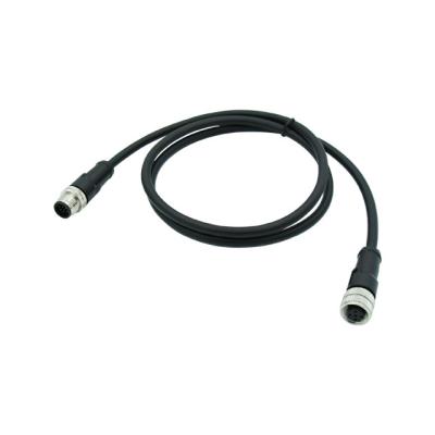 China IP68/IP67 M12 Waterproof Connector Elbow/Straight A B D X S T K L M Coded Cable for sale