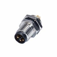China Copper / Plastic 2 - 19 Pin M8 Waterproof Connector For Harsh Industrial for sale