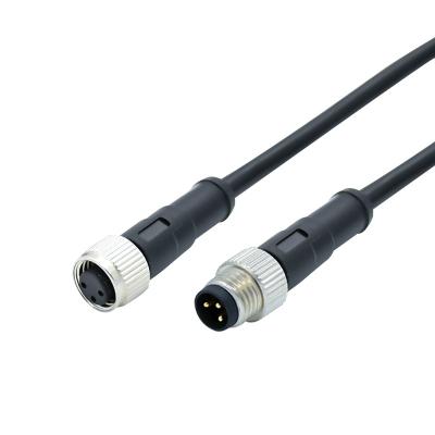 China M16 Circular Connector 4 Pin Panel Mount IP67 10A 500V Brass Contact for sale