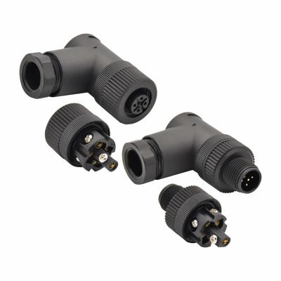 China Customized M12 Circular Push Pull Connector 7P Shielded IP67 30V for sale