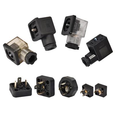 China Customizable Solenoid Valve Connector 24V 0.2A For Customer Requirements for sale
