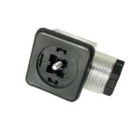 China Stainless Steel Solenoid Valve Connector 24V IP67 1/4 Industrial Automation Coupling for sale