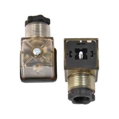 China 1/4 Threaded Solenoid Electrical Connector For Industrial for sale