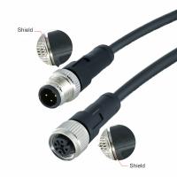 China 4 Pins Straight Cable Waterproof Connector For Long-lasting Performance for sale