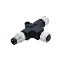 China M8 Waterproof Connector IP67 IP68 4 Pin Female A B D Coded Straight Right Angle for sale