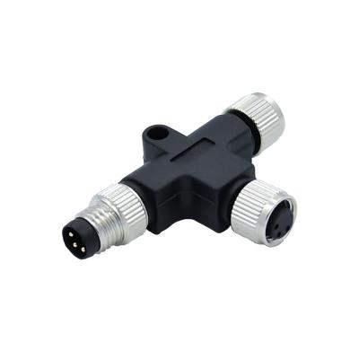China M8 Waterproof Connector IP67 IP68 4 Pin Female A B D Coded Straight Right Angle for sale