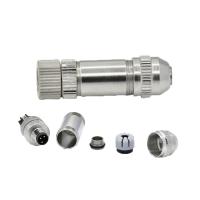 China IP67/IP68 Waterproof M8 Cable Connector For Male Female Plug Connection Efficiency for sale