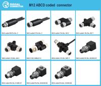 China 4A Rated Waterproof Ethernet Connector With Brass Contacts And Gold Plating for sale
