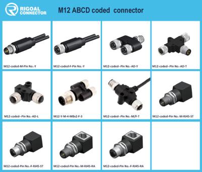 China 4A Rated Waterproof Ethernet Connector With Brass Contacts And Gold Plating for sale