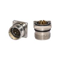China 800 Operation Cycles Waterproof Panel Mount Connector For DIN Applications for sale