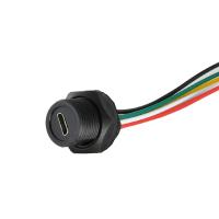 China 30V Current Voltage Circular Plastic Connectors With 1.5A Rated Current And PVC Material for sale