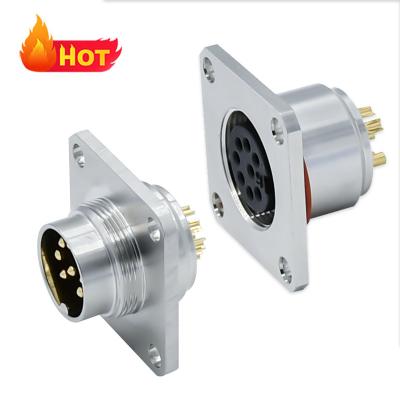 China M16 IP67 Waterproof Circular Plastic Connector 4-12 Pin Solder Locking 500 Mating Cycles for sale