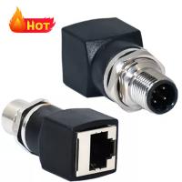 China M12 X-Coded Female RJ45 Connector IP67 IP68 Waterproof for sale