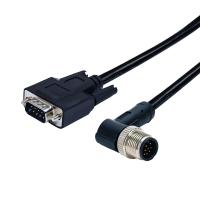 China M12 to DB9 Waterproof Connector Cable IP67 IP68 250V 4A for sale