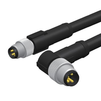 China Stainless Steel M8 Waterproof Circular Connector IEC61076-2-101 3 4 5 6 8 Pin IP68 for Sensor Automation for sale