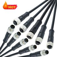 China M8 Waterproof Connector 3-8 Pin Male Female IP67 IP68 30V 250V IEC61076-2-101 for sale