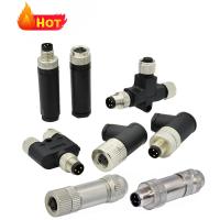 China Rigoal IEC61076-2-101 M8 Waterproof Connector 3-8 Pin Male Female PCB Panel Mount IP68 for sale