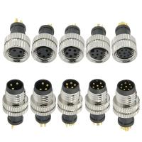 China M8 Waterproof Circular Connector IP67/IP68 3-8 Pin PA66+GF for Industrial Sensors for sale