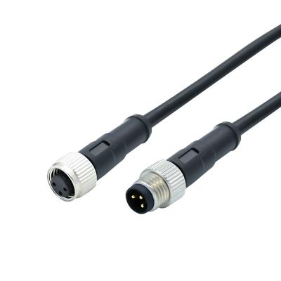 China M8 Waterproof Connector IP68 3-8 Pin 30-60V for Automotive and Sensor Applications for sale