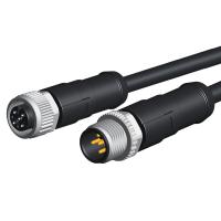China M8 Threaded Waterproof Connector 3-8 Pins 60V 4A IP67/IP68 Rated for Automotive and Industrial Sensors for sale