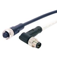 China M8 Waterproof IP68 4-Pin Automotive Connector with Cable - 4A Current Rating, -20°C to +80°C Operating Range for sale