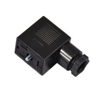 China Waterproof Female Solenoid Cable Connector With Molded Onlead for sale