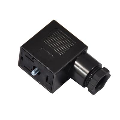 China Waterproof Female Solenoid Cable Connector With Molded Onlead for sale