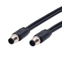 China M8 Waterproof Connector 5-Pin Male to Male with 60V Rating and IP67/IP68 Protection for Industrial Automation for sale